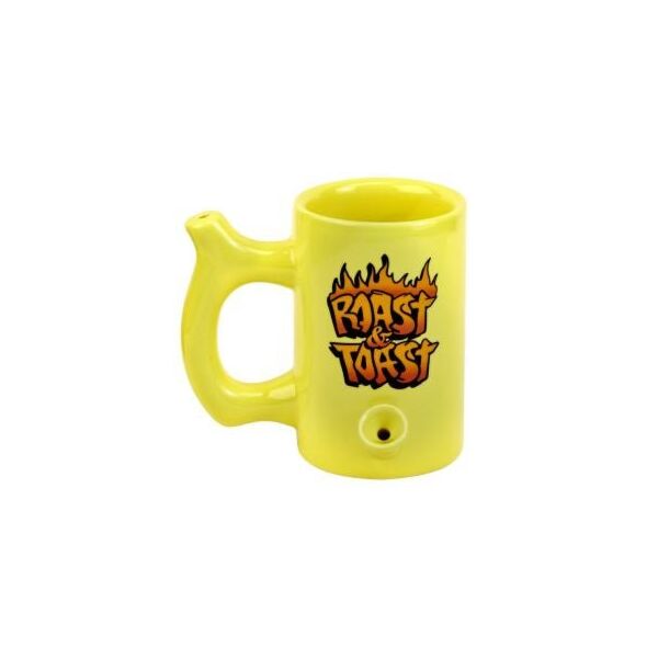 Roast & Toast Novelty Mug - Graffiti Style - Yellow - All Coast ...