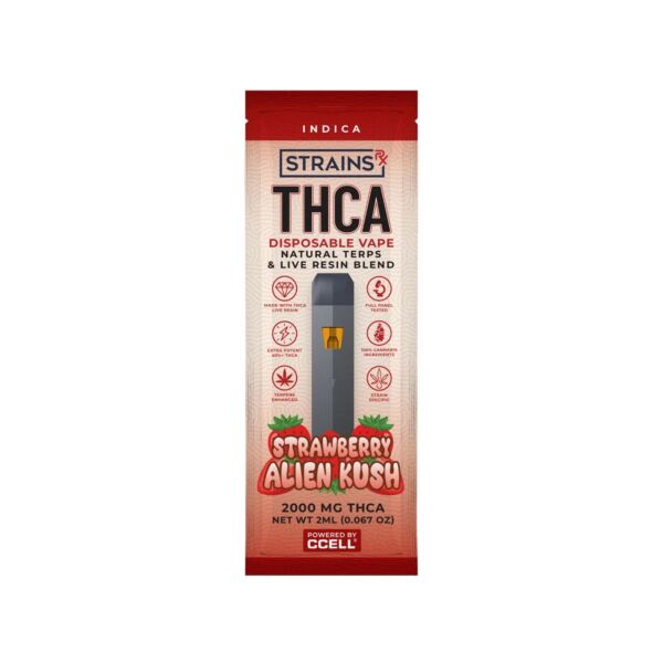 Strains Rx THCA 2 Gram Disposable Vape |10 Ct Display | Msrp $39.99 ...