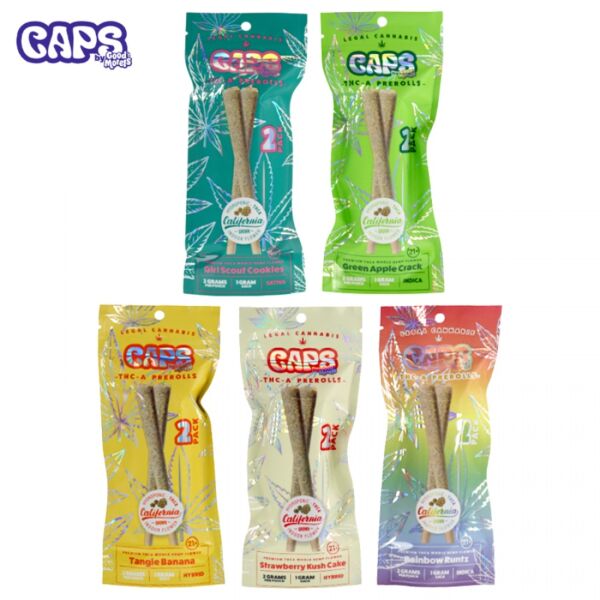 Caps THCA Pre-rolls 2 Gram 2 Ct Pack | 10 Ct Display | Msrp $15 - All ...