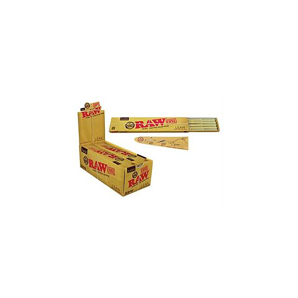 Raw Classic Lean 109Mm/40Mm Cones 20 Pack - Display Of 12 - (MSRP $9.99 ...