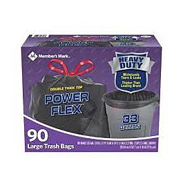 Members Mark Trash Bags 33 Gallon - 90Ct - All Coast Distribution